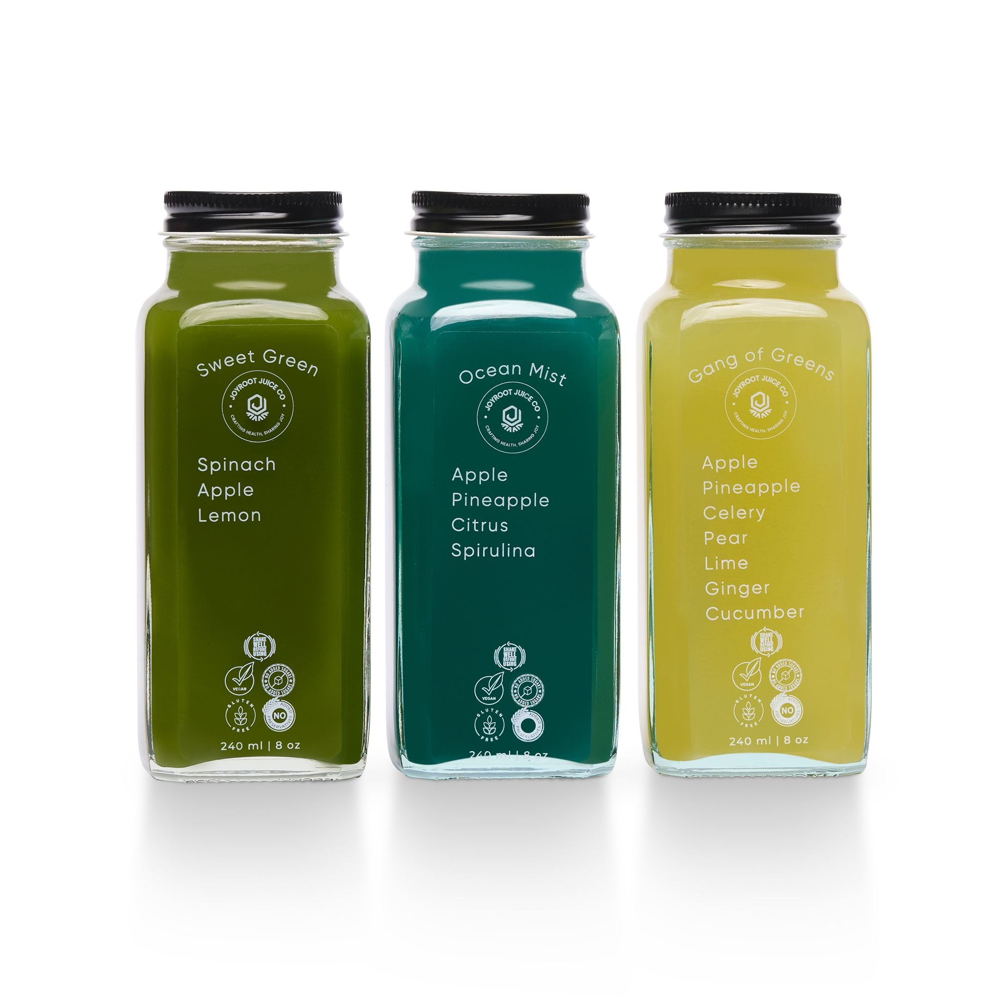 The Green Glow Trio – Joy Root Juice Co